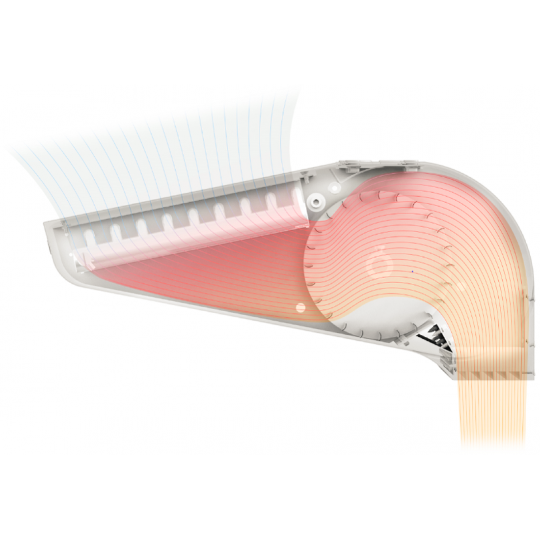 Air Curtain WING W200 AC with water heat exchanger