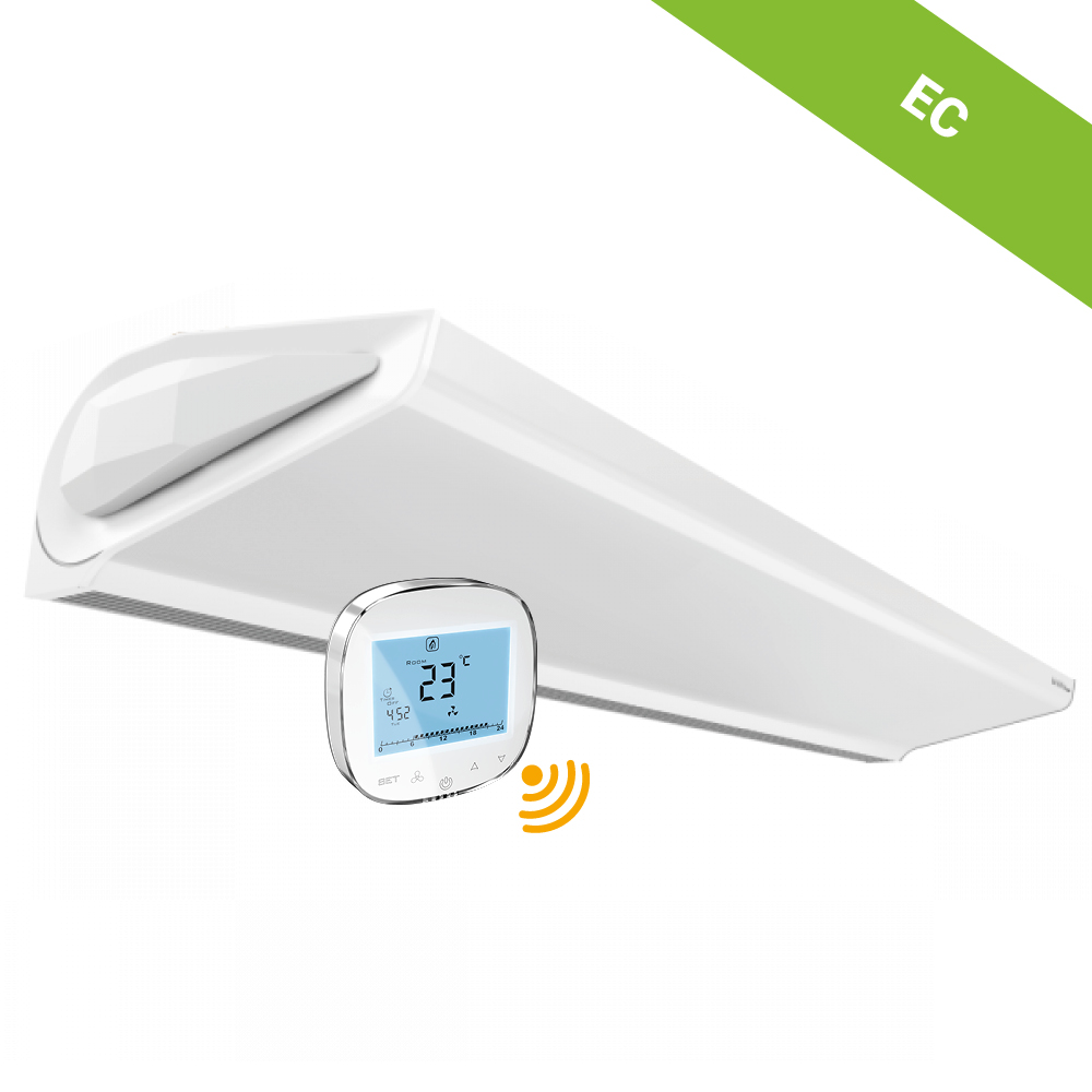 Air Curtain WING E200 EC with electric heaters + Controller ...